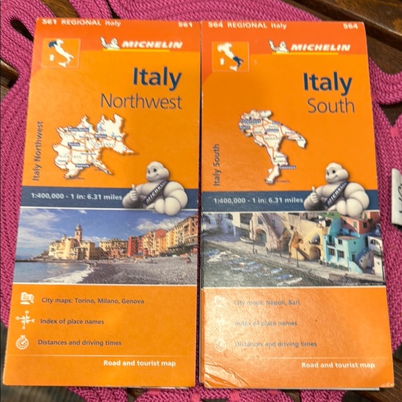 Michelin | Other | Michelin Italy Road And Tourist Maps | Poshmark